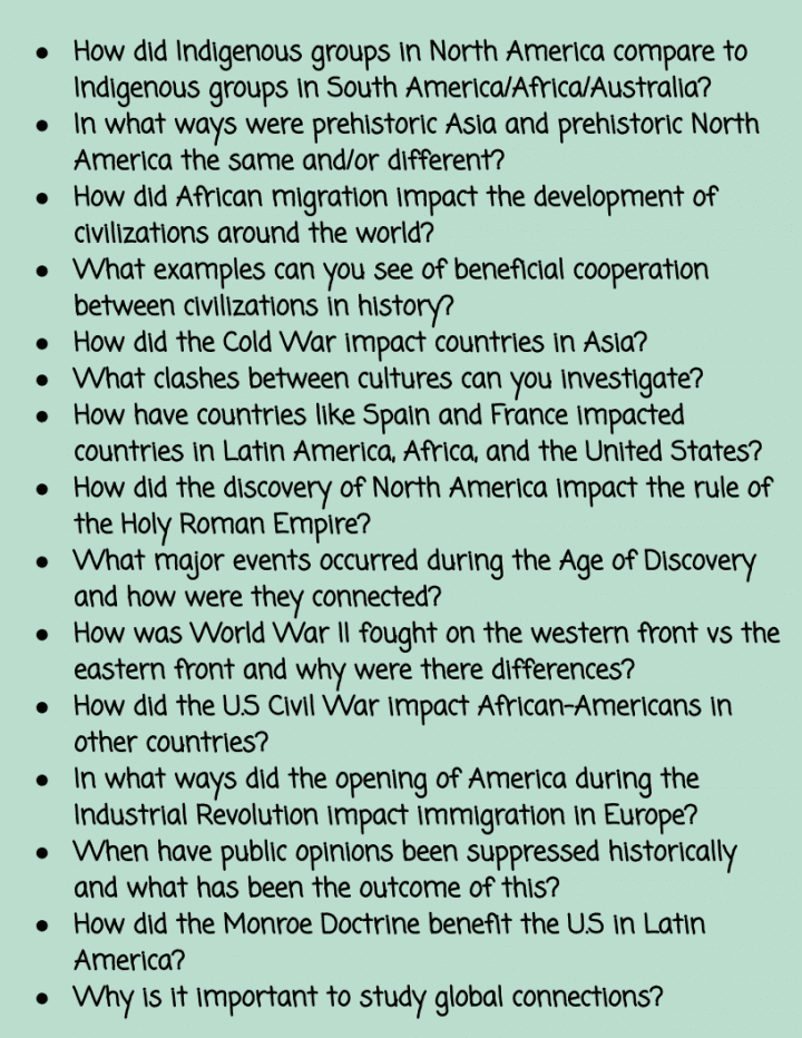 Easy Ways to Teach Events that Occurred at the Same Time in History ...