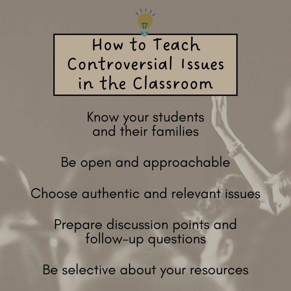 How to Teach Controversial Issues in the Classroom - Learning by Inquiry