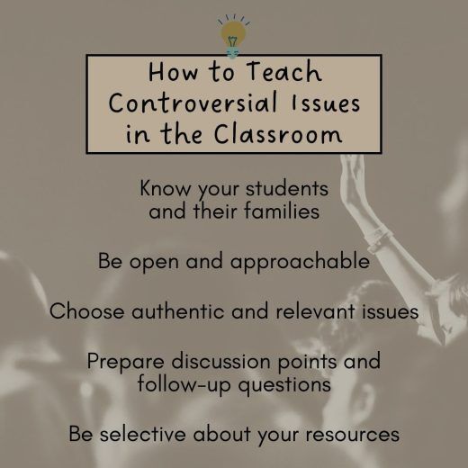 How to Teach Controversial Issues in the Classroom - Learning by Inquiry