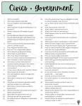 50 Powerful Questions About Civics, Freedom, and Government - Learning ...